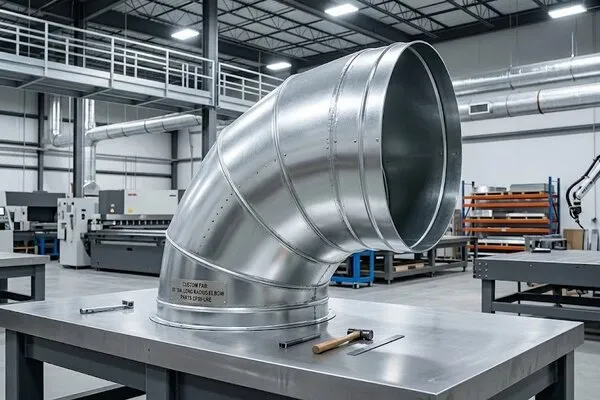 Duct Elbow Sizing: Radius, Angle, and Pressure Loss | PMX Ductwork